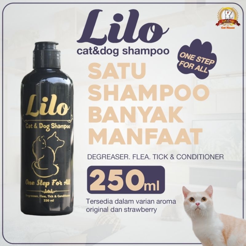 Jual SHAMPOO KUCING/LILO Cat&Dog SHAMPOO 250ml/SHAMPOO JAMUR/SHAMPOO ...