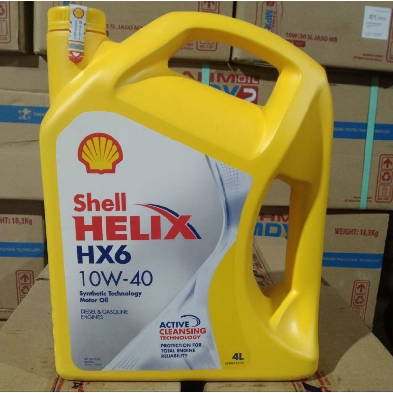 Jual SHELL HX6 4 Liter | Shopee Indonesia