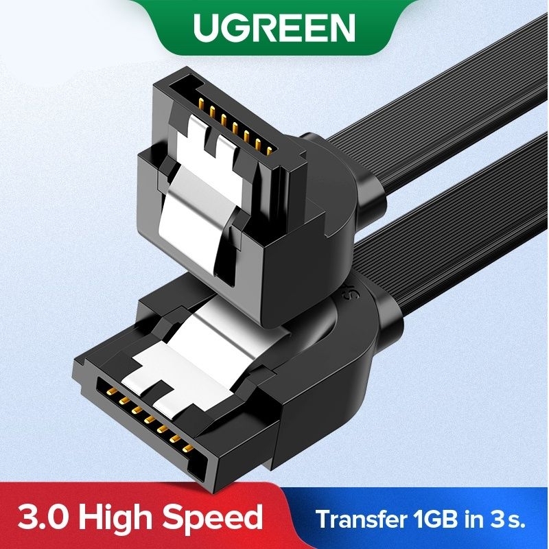 Jual UGREEN Kabel Data SATA 3 / SATA III untuk HDD SSD Straight Right ...