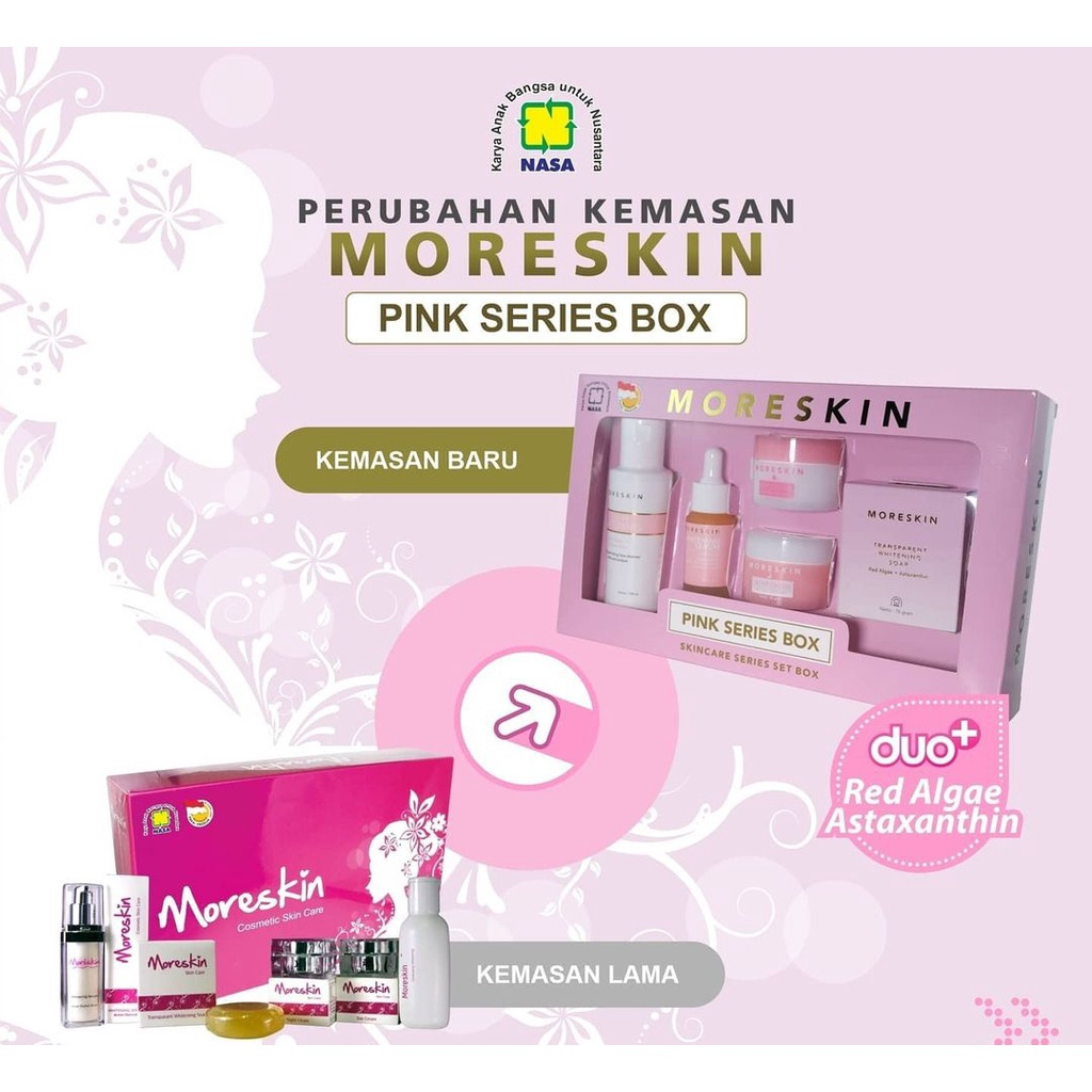 Jual oreskin Pink Series Box - Paket Set Perawatan Wajah - Anti Aging ...