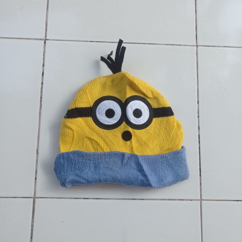 Jual vintage minion universal studios japan beanie hat | Shopee Indonesia