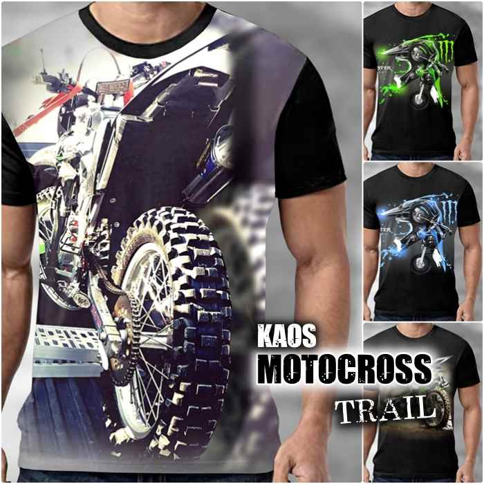 Jual KAOS MOTOCROSS Baju Kaos Trail Adventure Keren Bagus T-shirt ...