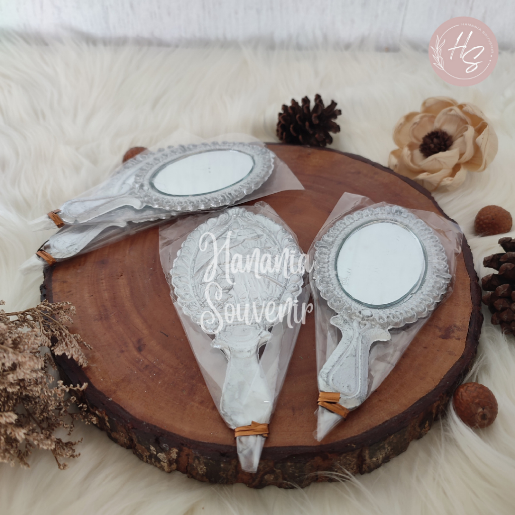 Jual Kaca Gagang Oval / Souvenir Pesta / wedding/ pernikahan | Shopee ...