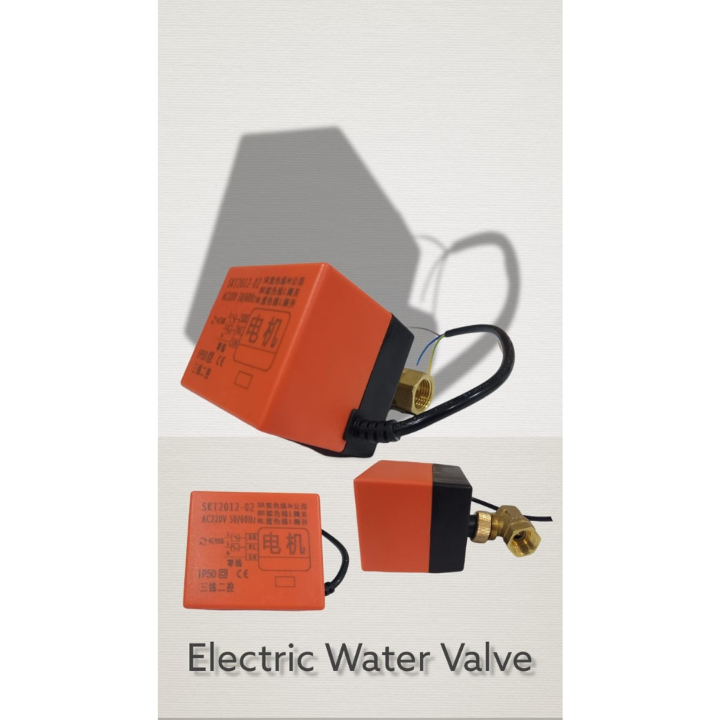 Jual Kran Air Otomatis / Motorized Thread Ball Valve Electric Otomatis ...