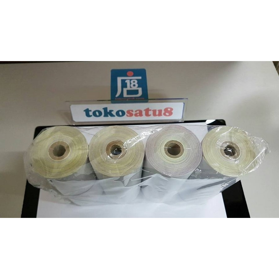 Jual Kertas roll kertas hvs 75x60mm 3ply (putih,merah,kuning) | Shopee ...