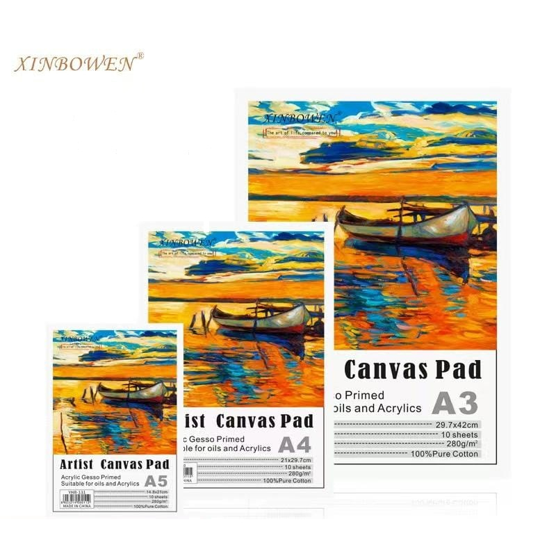Jual canvas pad A4/A3 280gsm 10 lembar | Shopee Indonesia