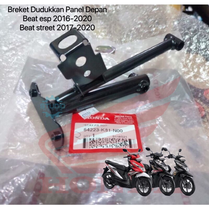 Jual Besi Breket Dudukan Panel Pangkon Panel Lampu Depan BEAT ECO BEAT ...