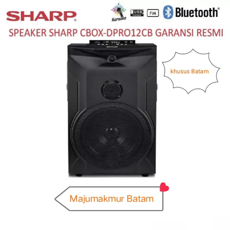 Jual SHARP SPEAKER ACTIVE CBOX-DPRO12CB GARANSI RESMI | Shopee Indonesia