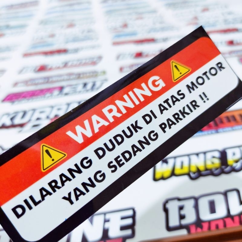 Jual Stiker warning (kotak) | Shopee Indonesia