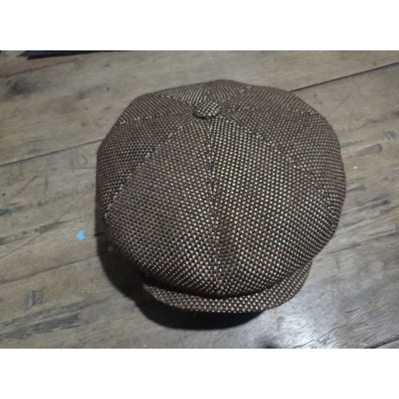 Jual Topi Newsboy Cap Pria Dewasa Warna Coklat Ukuran Jumbo XXL Jahitan ...