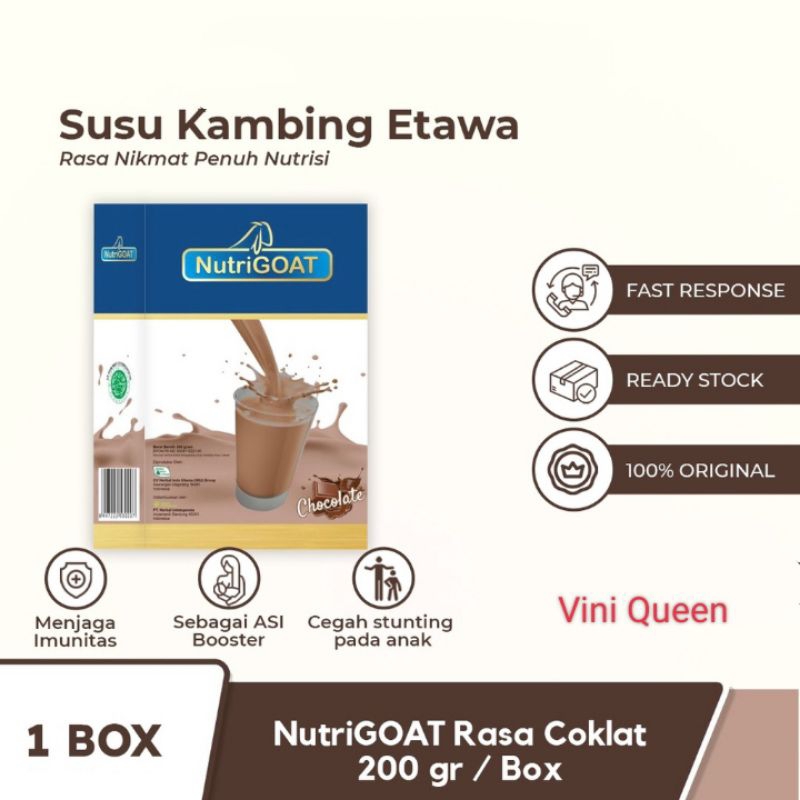 Jual Susu Kambing Etawa Nutrigoat Nutri Goat Rasa Coklat 200 gram ... Jual Susu Kambing Etawa Nutrigoat Nutri Goat Rasa Coklat 200 gram ...