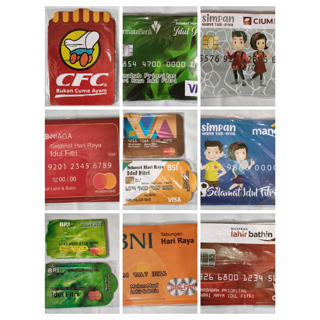 Jual Amplop lebaran uk medium 7*12 motif bank | Shopee Indonesia