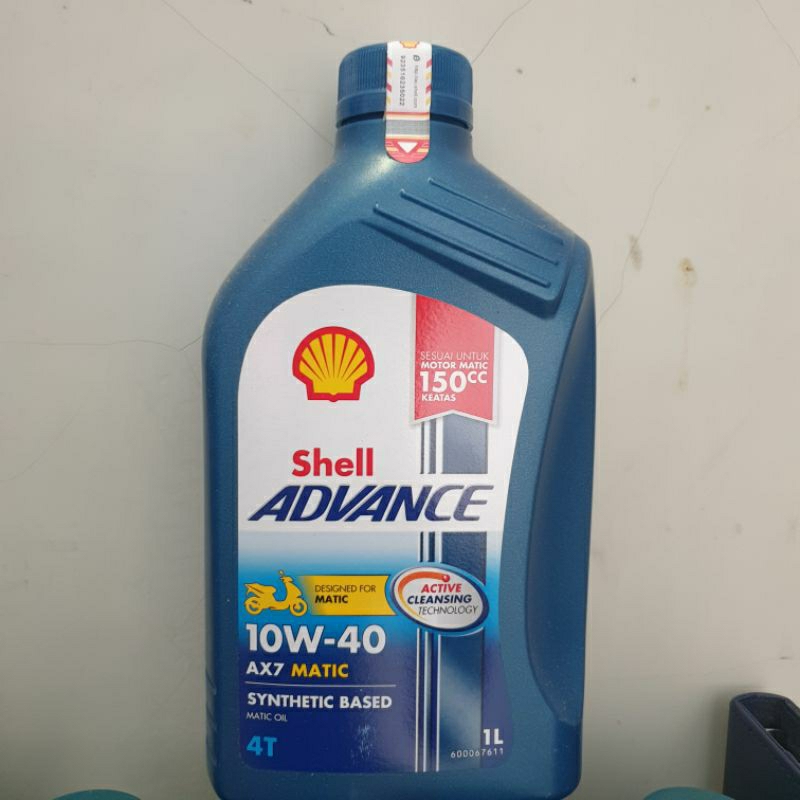 Jual oli shell advance AX7 10w-40 Matic (1L) | Shopee Indonesia
