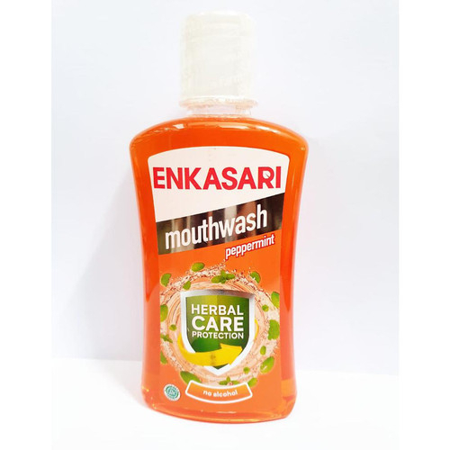 Jual ENKASARI MOUTHWASH PEPPERMINT BOTOL 250 ML | Shopee Indonesia