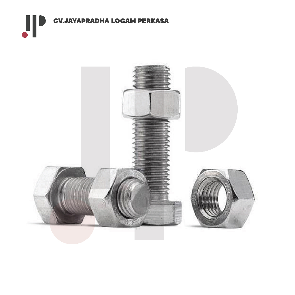 Jual Baut & Mur / Bolt n Nut Mili_ B/N M6 x 40 (putih) | Shopee Indonesia