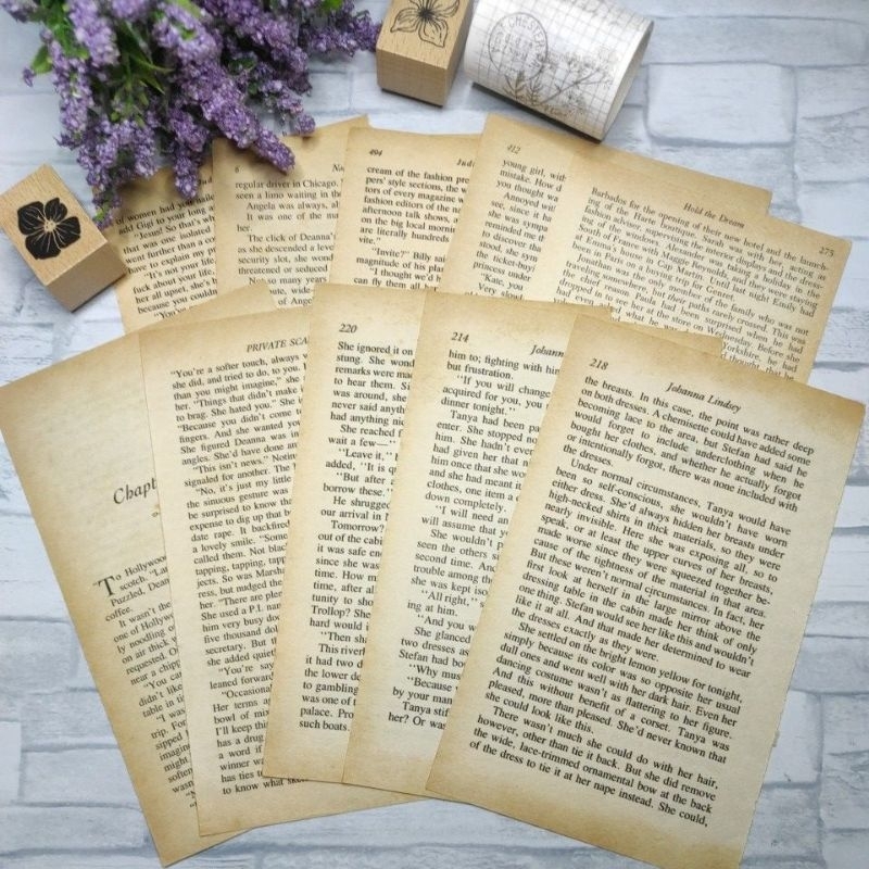Jual Kertas Novel | Old Paper Vintage | Shopee Indonesia