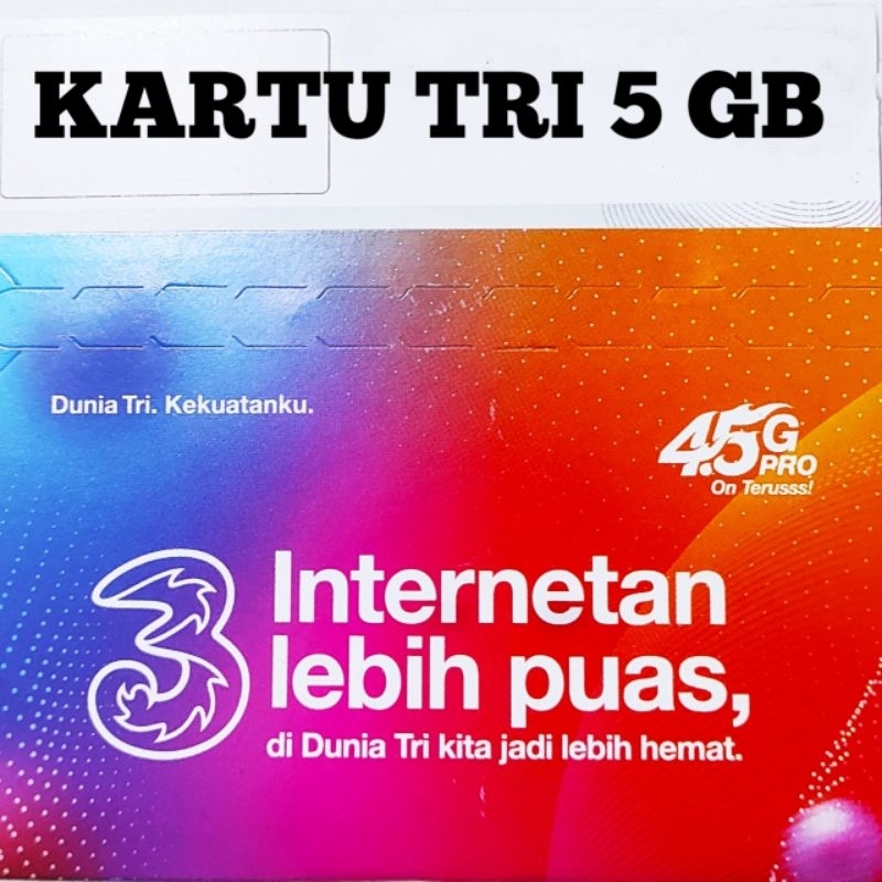Jual Kartu perdana tri 8 gb nasional | Shopee Indonesia