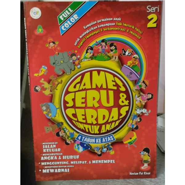 Jual Buku GAMES SERU & CERDAS UNTUK ANAK - KUMPULAN PERMAINAN ANAK ...