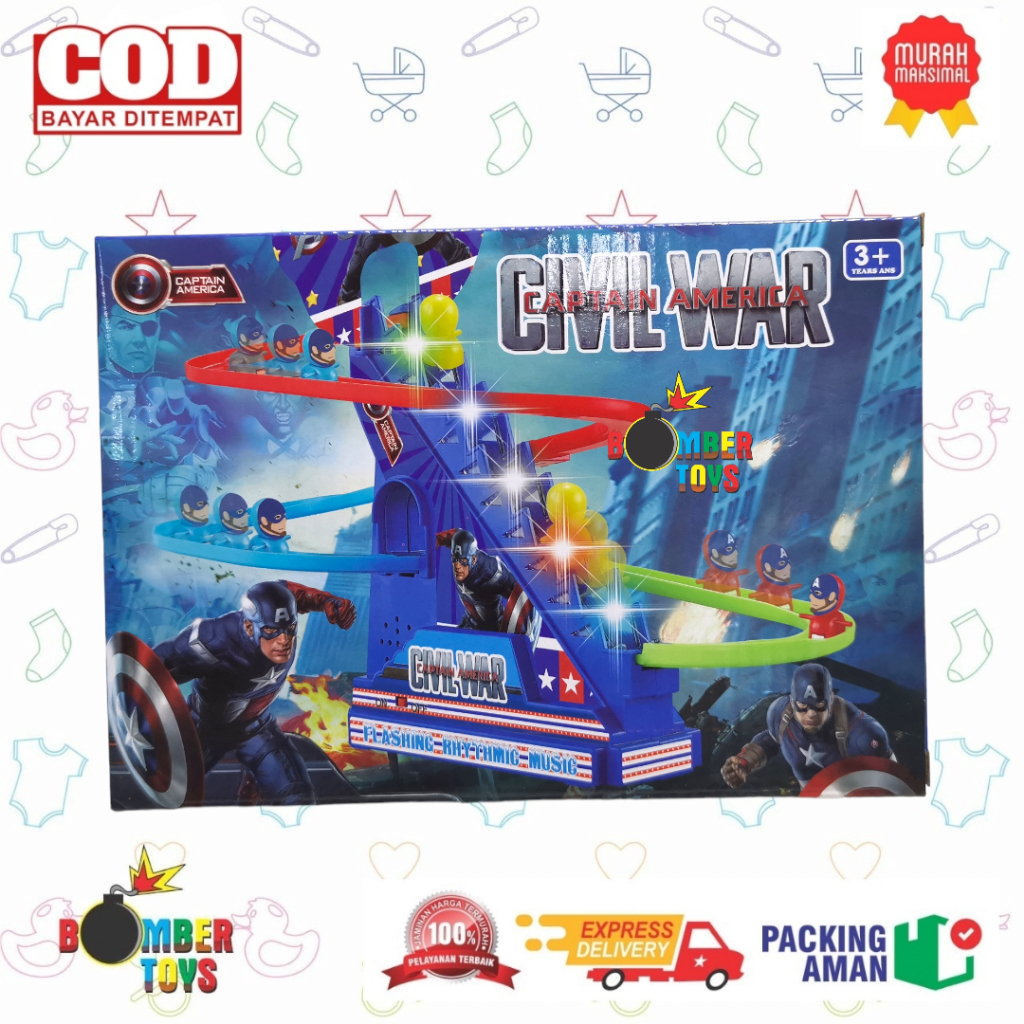 Jual MAINAN ANAK BEBEK PINGGUIN SELUNCUR TANGGA BAYI SMALL DUCK TRACK ...