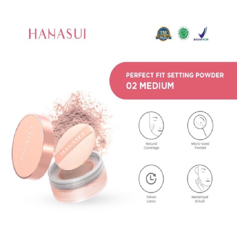 Jual HANASUI Perfect Fit Setting Powder | Shopee Indonesia