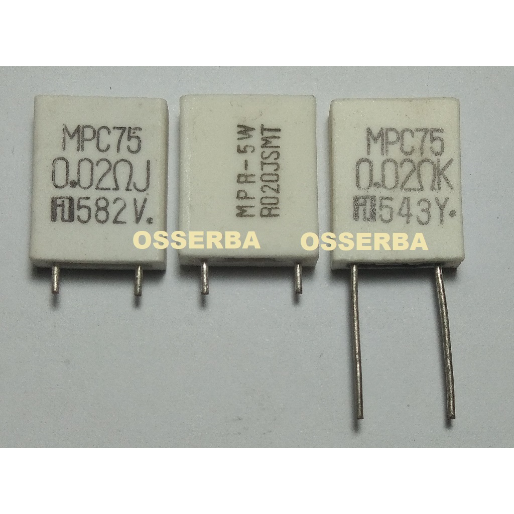 Jual Nobel 5 Watt 0,02 0,03 0,05 0,1 0,15 0.27 0,33 0,68 Ohm Non ...