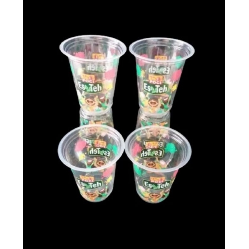Jual Gelas Teh Poci 16 Oz / Cup Teh Poci / Gelas Poci isi 50 Cup ...