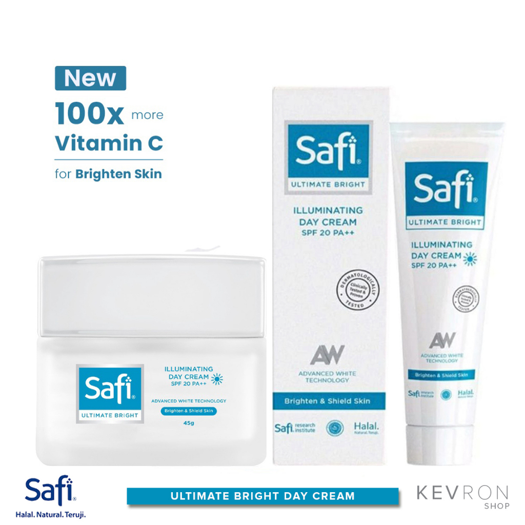 Jual Safi Ultimate Bright Illuminating Day Cream SPF20 PA++ (20gr/45gr ...