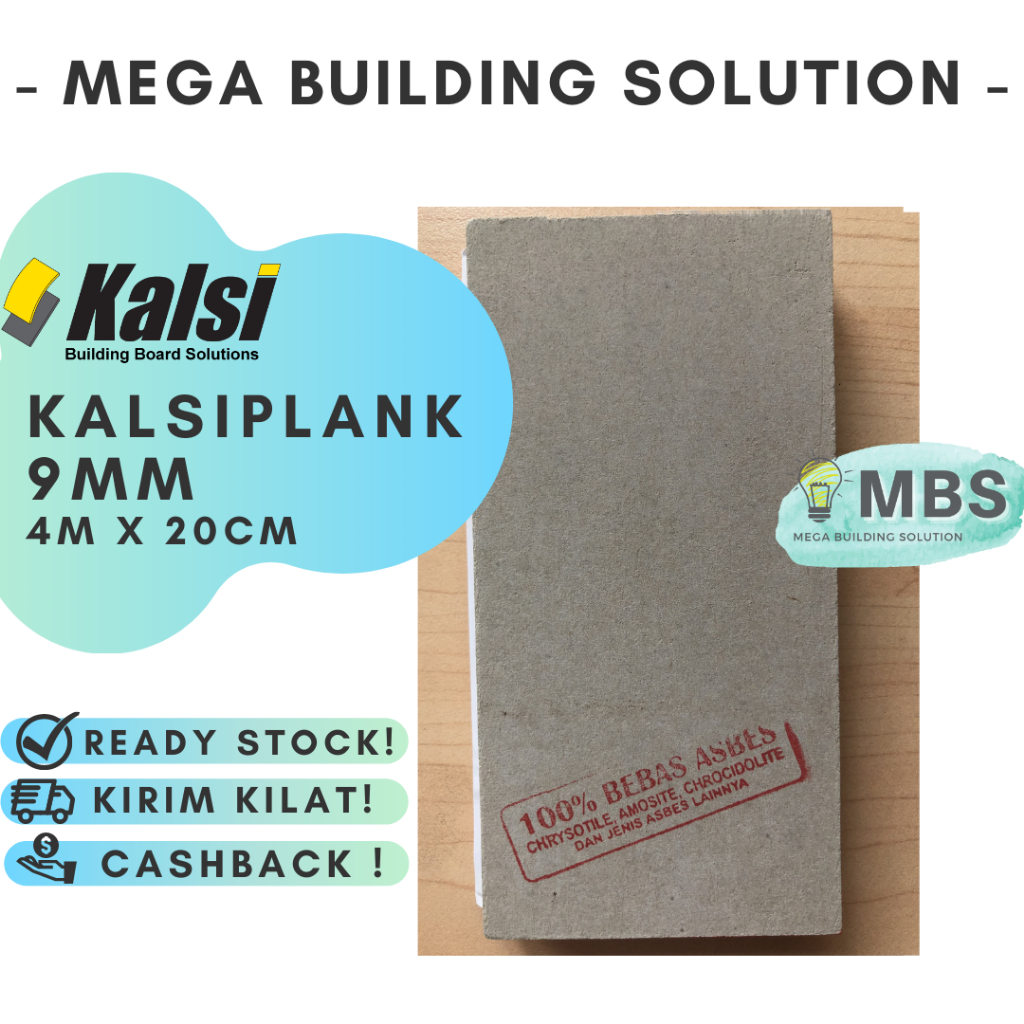 Jual Lisplang Kalsi 9mm Polos & Cedar Kayu 4m / LisPlank Kalsi / Papan ...