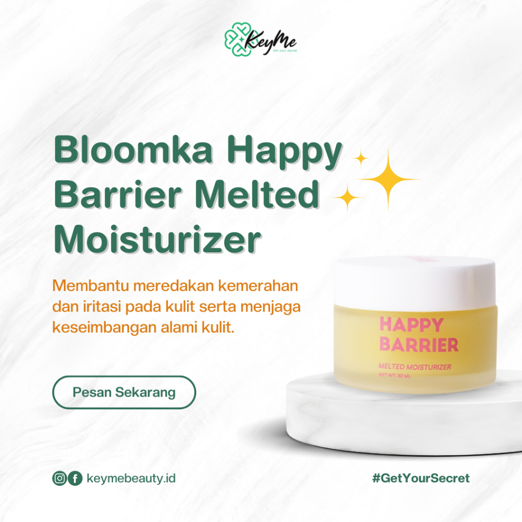 Jual Bloomka Happy Barrier Melted Moisturizer (Krim Gel Pelembab Wajah ...