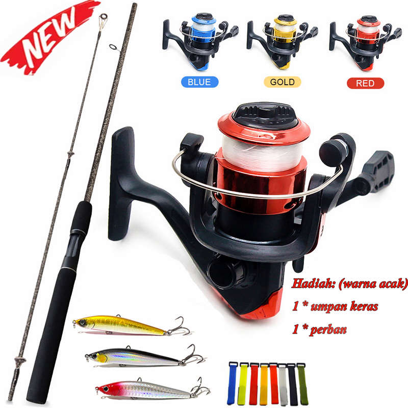 Jual HAIYI FISHING Spinning Fishing Rod Reel Set Material Berkualitas ...