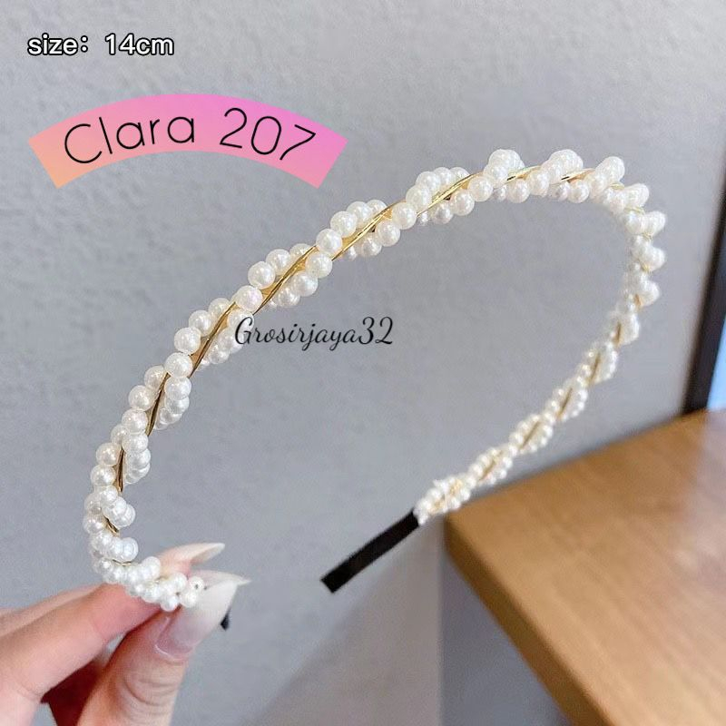 Jual (GROSIRJAYA32) BANDO CLARA MUTIARA HEADBAND BANDO KOREA BANDO ...