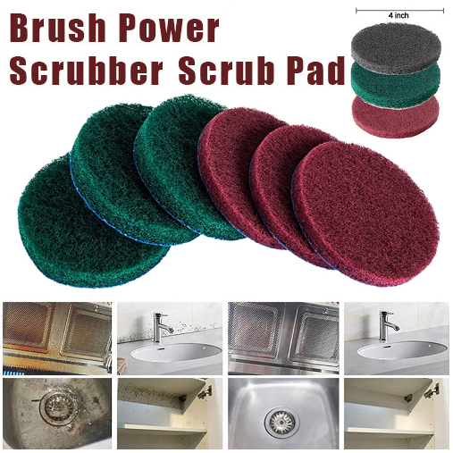 Jual Busa Pad Felt Scruberr Scrub 4 inch / 5 inch Spon Sikat Gosok ...
