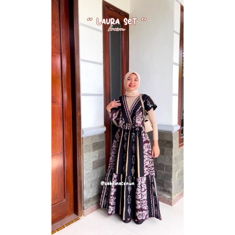 Jual SABRINA TENUN - LAURA SET ROK TENUN ( LIMA PILIHAN WARNA ...