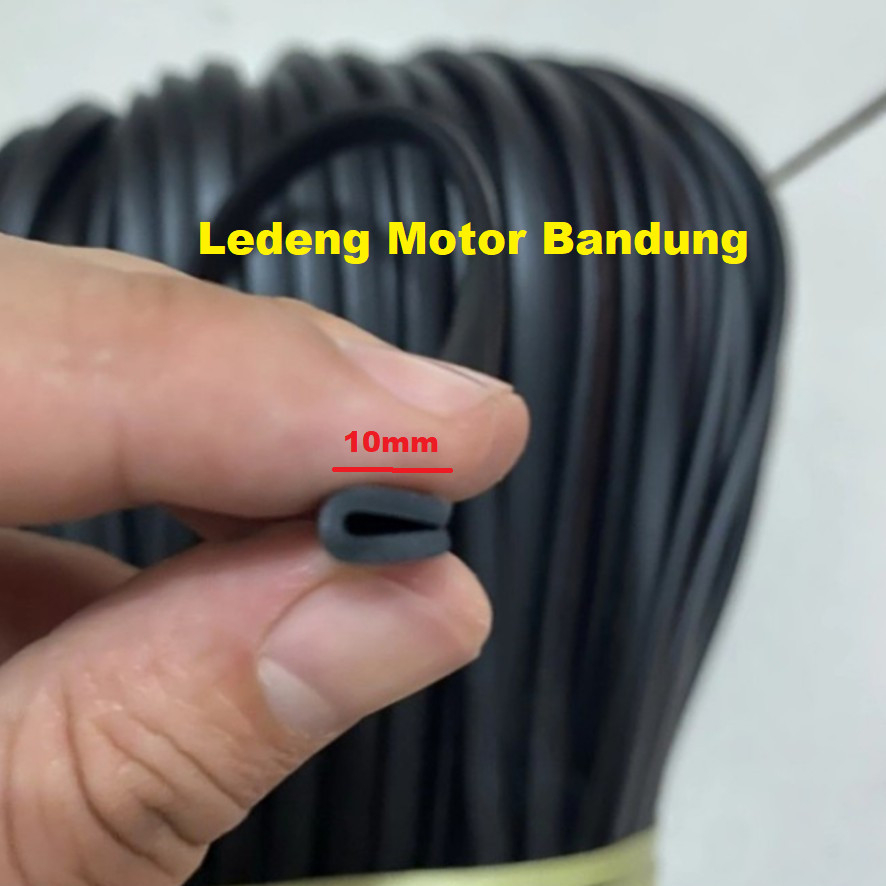 Jual Rubber List Karet Lis U Jepit Kaca 7mm 10mm Meteran | Shopee Indonesia