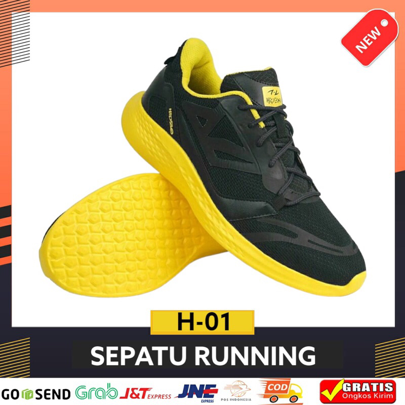 Jual Sepatu Running Sepatu Jogging Sepatu Santai Sneakers H-01 Original ...