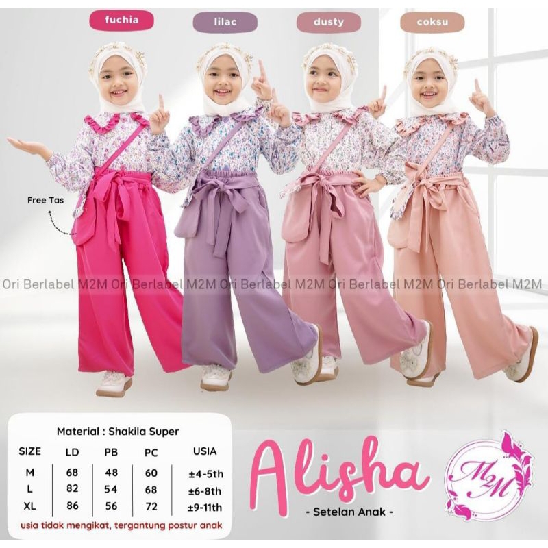 Jual alisha oneset kids by m2m | Shopee Indonesia