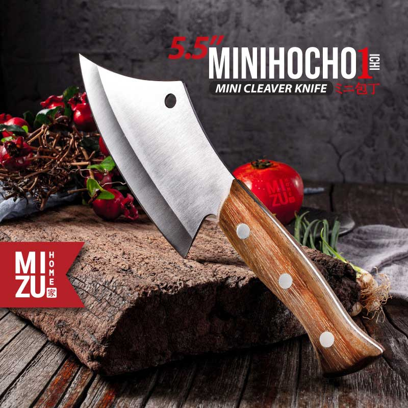Jual MIZU MINIHOCHO-ICHI 5.5" Mini Cleaver Knife Chinese Butcher Knife ...