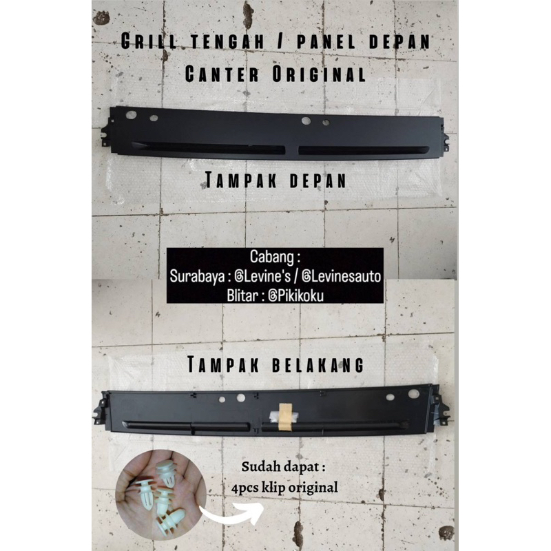 Jual grill depan canter original / garnish depan canter / garnis panel ...