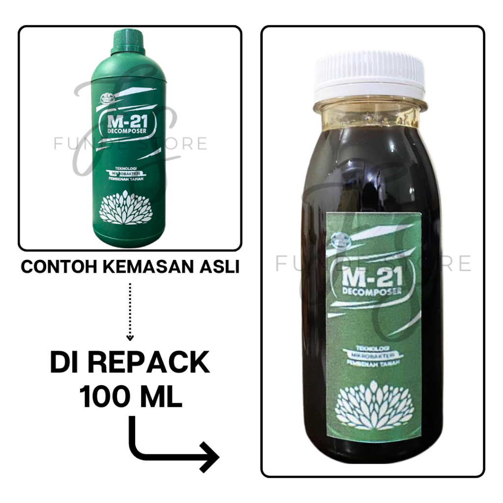 Jual REPACK 100 ml - M21 DECOMPOSER Tekonologi Mikro Bakteri Pembenah ...