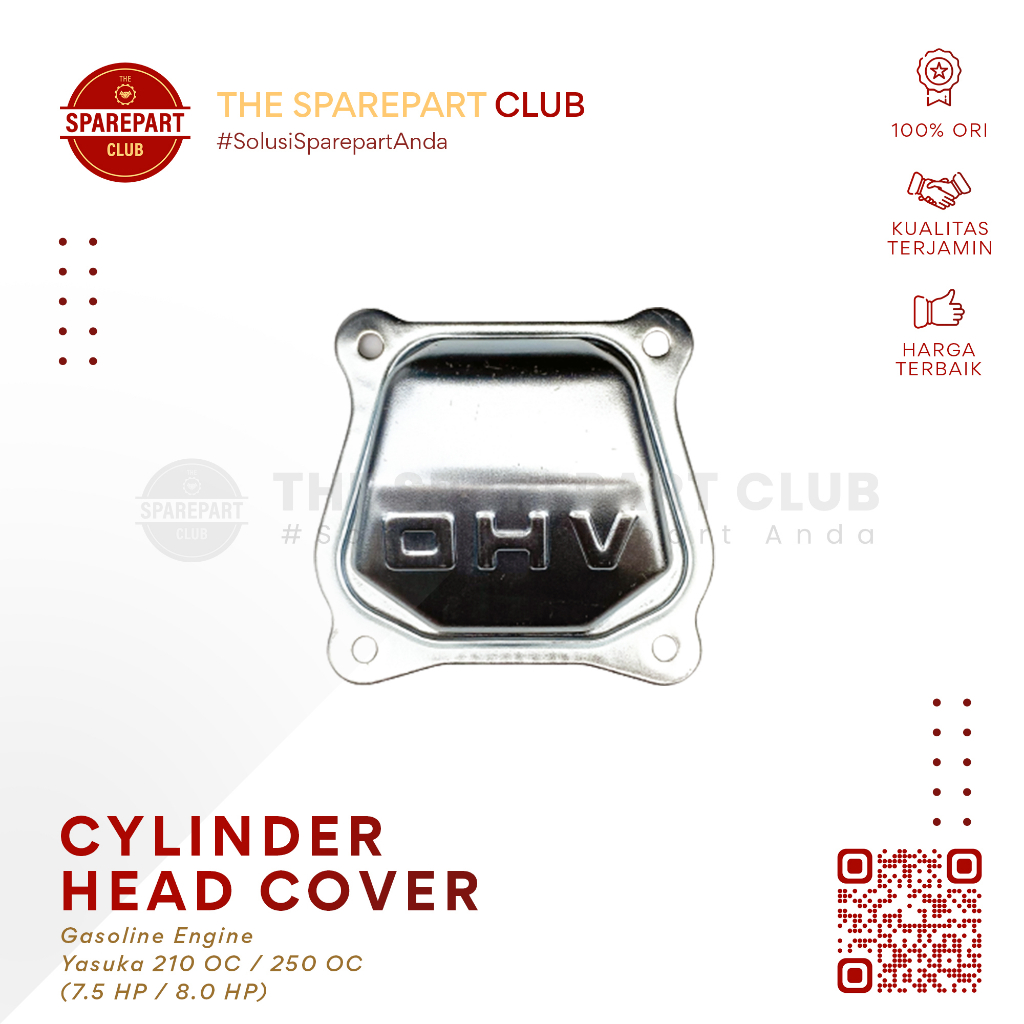 Jual Penutup Silinder Kop / Cover Bonet Engine Yasuka GX 210 250 OC ...