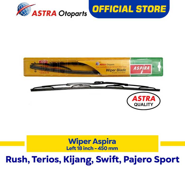 Jual Wiper Blade ASPIRA Rush, Terios, Kijang, Swift, Pajero ukuran 18 ...