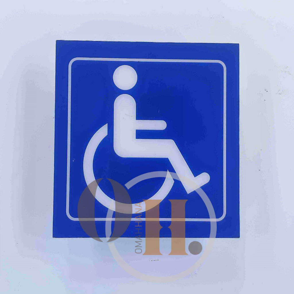 Jual Akrilik Lambang Kursi Roda - Akrilik Tempat Kursi Roda - Rumah ...