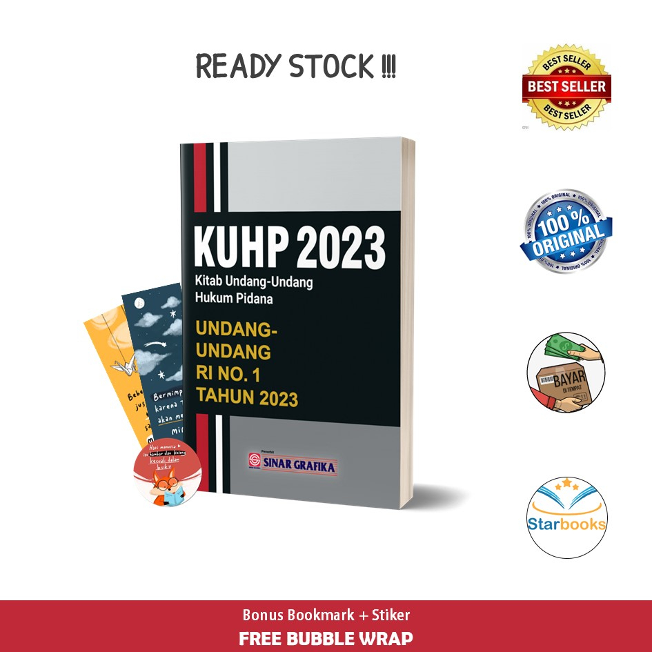 Jual Buku KUHP 2023: Undang-Undang RI No.1 Tahun 2023 - Bumi Akasara (Hukum) | Shopee Indonesia