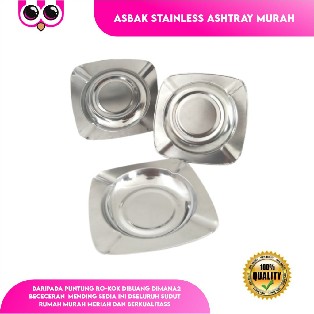 Jual ASBAK STAINLESS ASHTRAY MURAH | Shopee Indonesia
