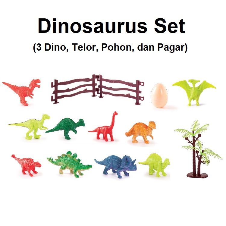 Jual Mainan Dinosaurus Set MC 411 | Shopee Indonesia