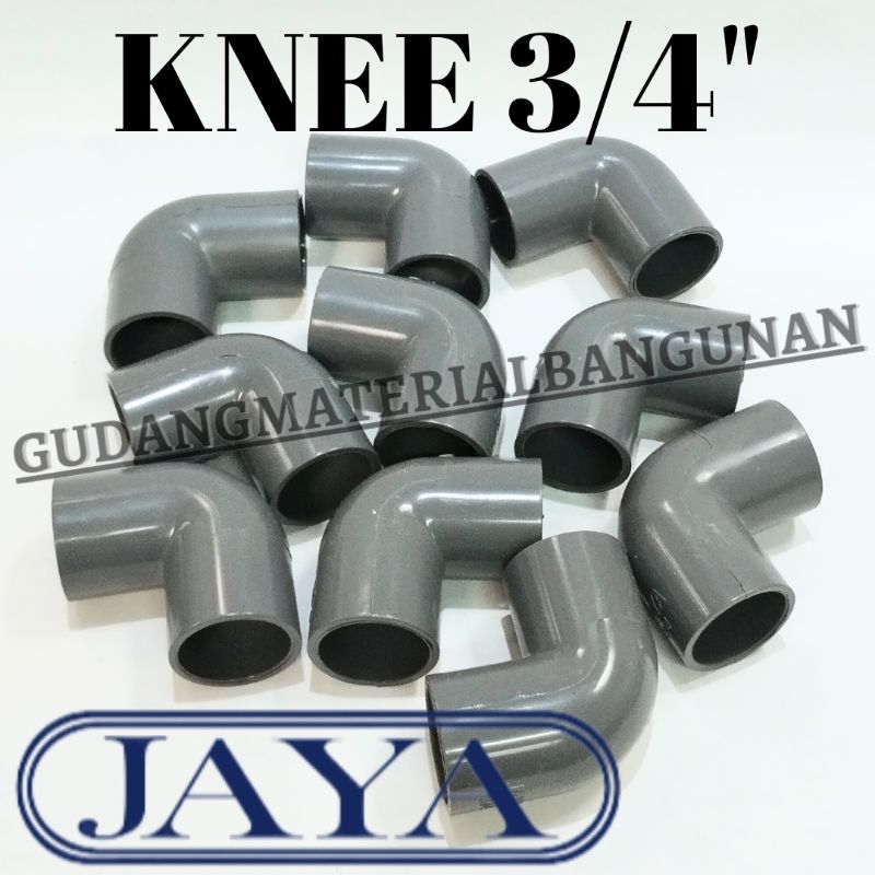 Jual knee PVC JAYA TS 3/4" inch Fitting pipa elbow L Knie Keni | Shopee Indonesia