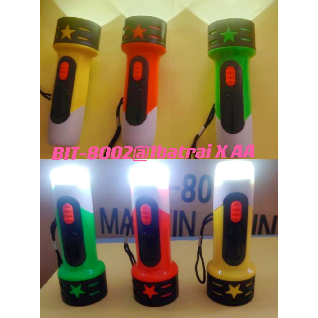 Jual Kiseki Senter Tangan Baterai / Senter Tangan Mini Led Super Terang ...