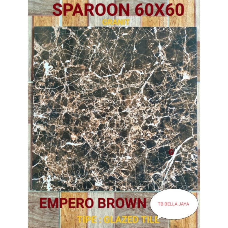 Jual Granit Licin Sparron Empero Brown Ukuran 6060 | Shopee Indonesia