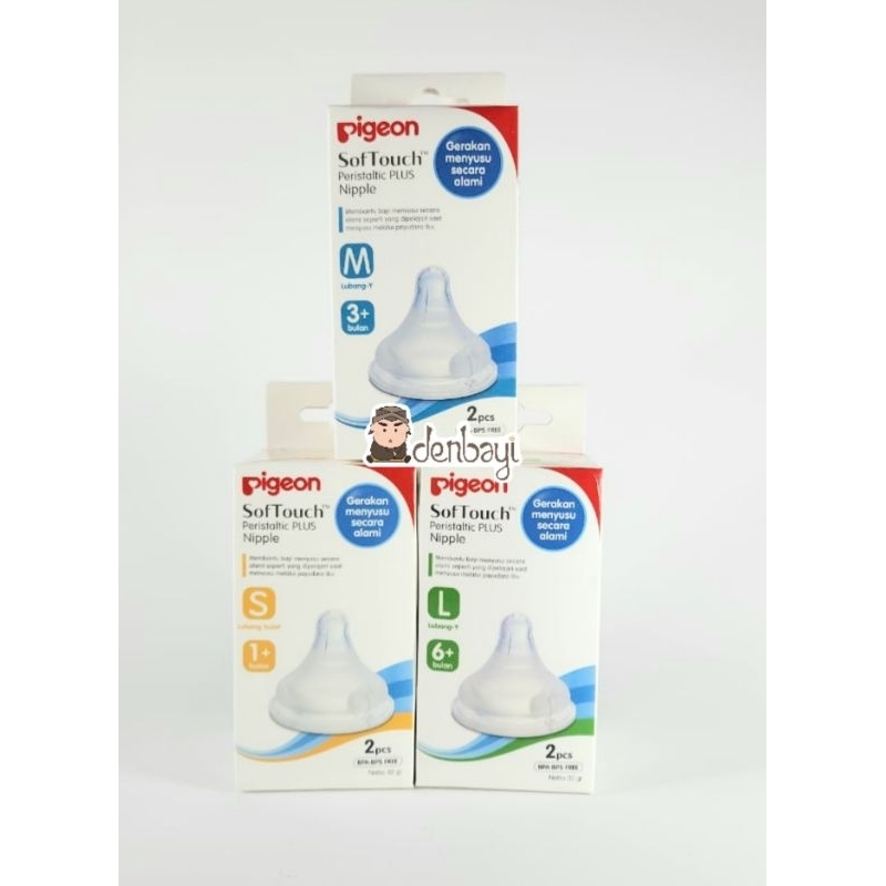 Jual Pigeon Dot Peristaltic Plus S, M, L/Dot Pigeon Wide Neck isi 2 pcs ...