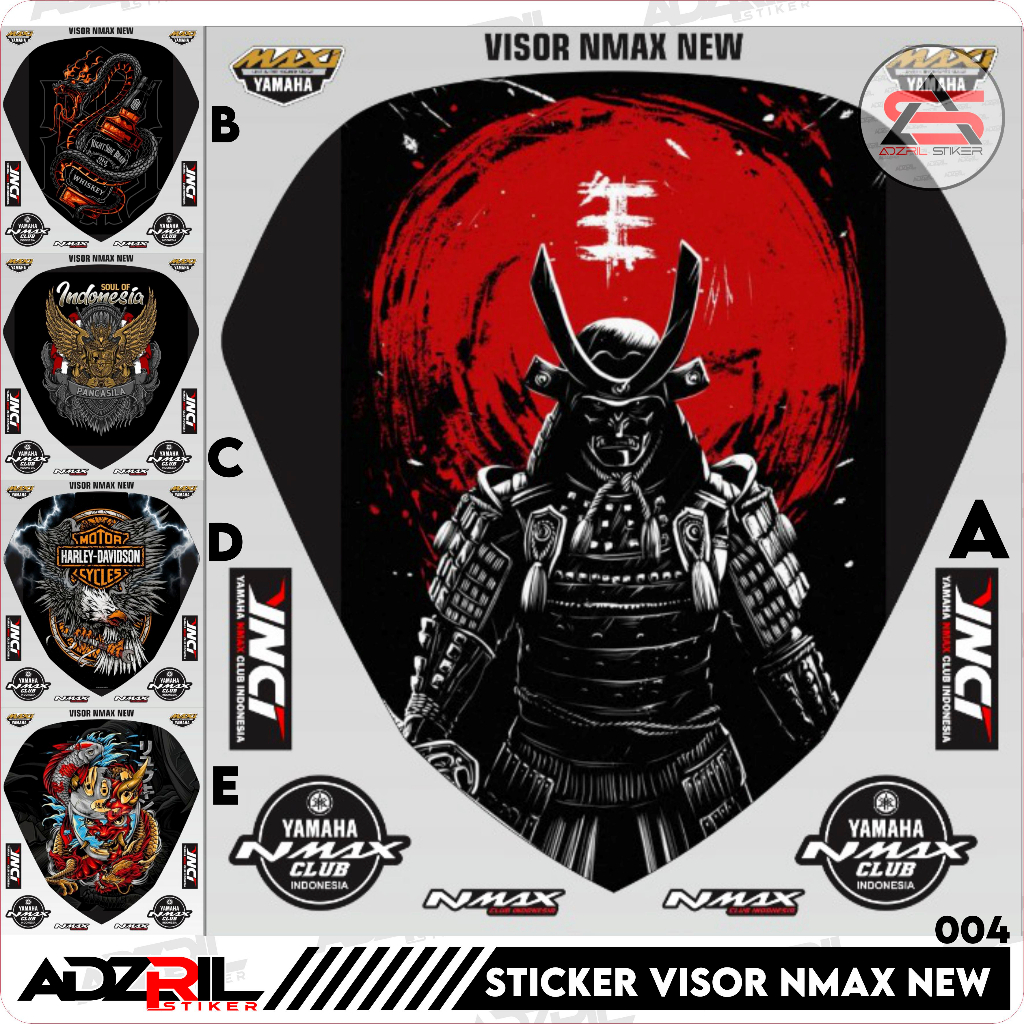 Jual Stiker visor Winshield yamaha Nmax New 155 2020-2022 / stiker ...